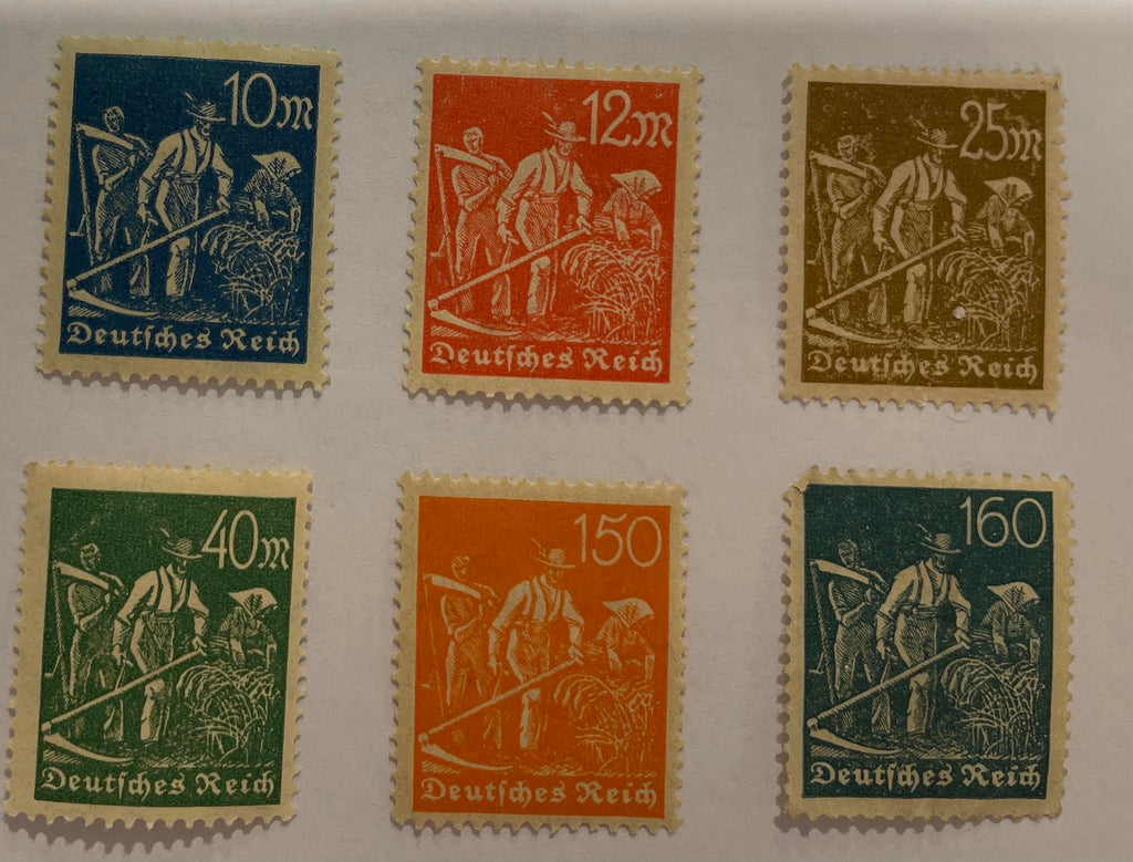 1922 Germany Reich Worker/Mower Stamps – Nick Gromicko