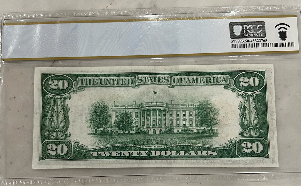 $20 1928 Gold Certificate – Nick Gromicko