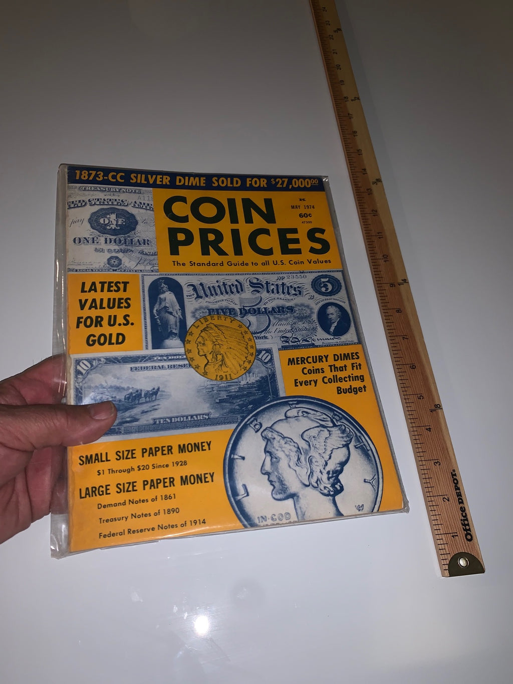 Coin Prices Magazine from 1974 – Nick Gromicko